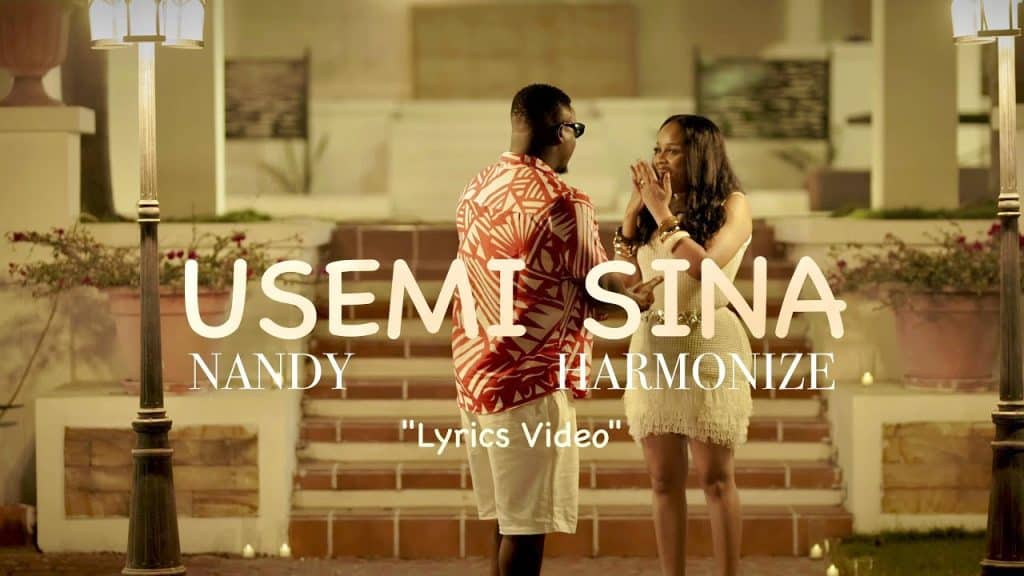 LyricsVideo | Nandy Ft. Harmonize - Usemi sina - DJ Mwanga